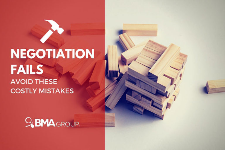 The biggest negotiating mistake you'll ever make | BMA Group
